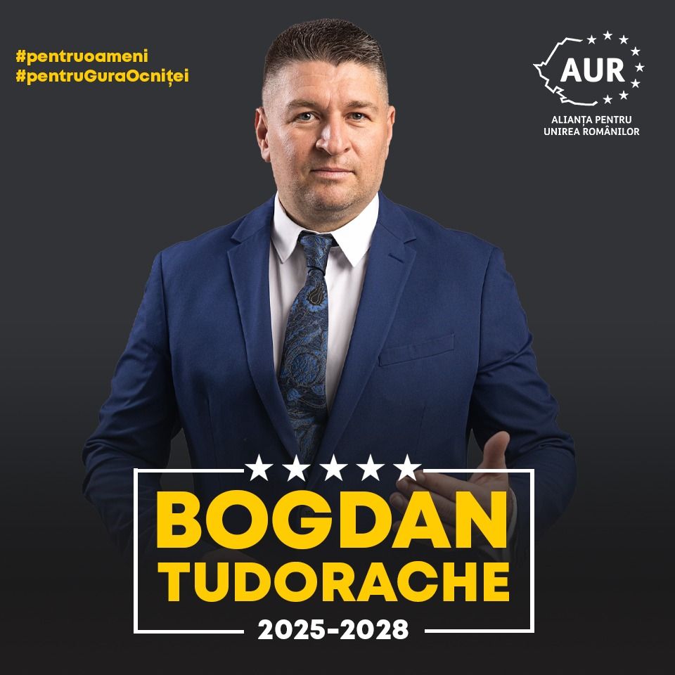 Senator Ciprian Iacob alături de Bogdan Tudorache, candidatul AUR la Primăria Gura Ocniței ...