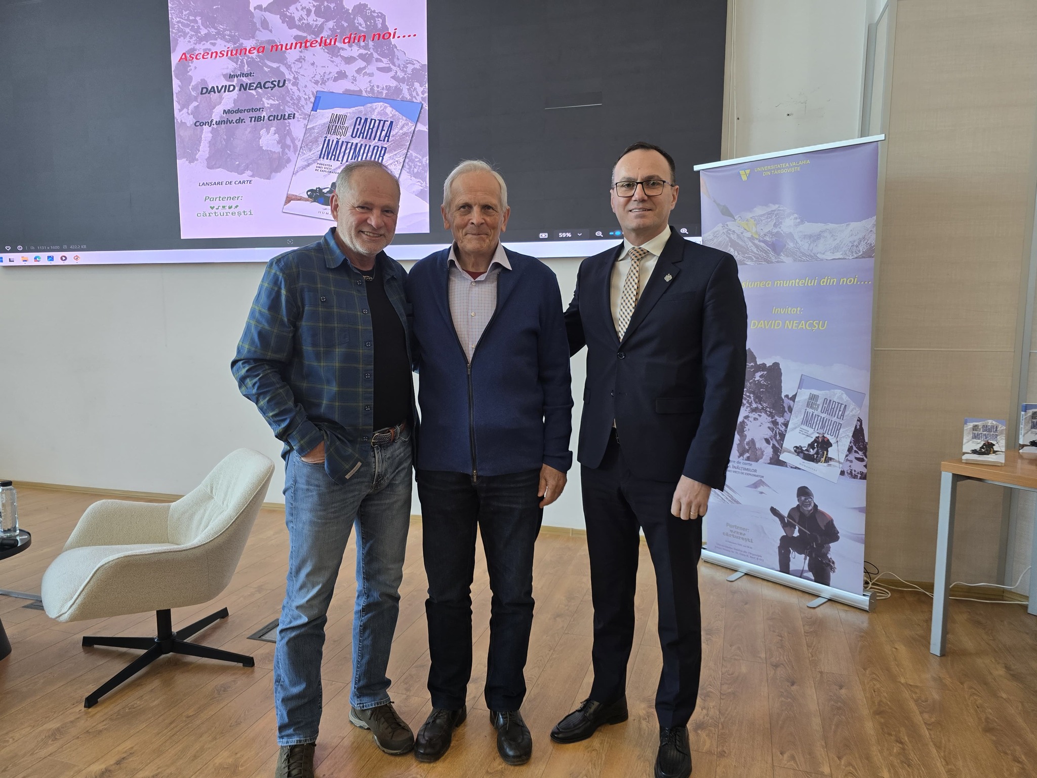 Deputat Aurelian Cotinescu, întâlnire cu David Neacșu, primul român ...