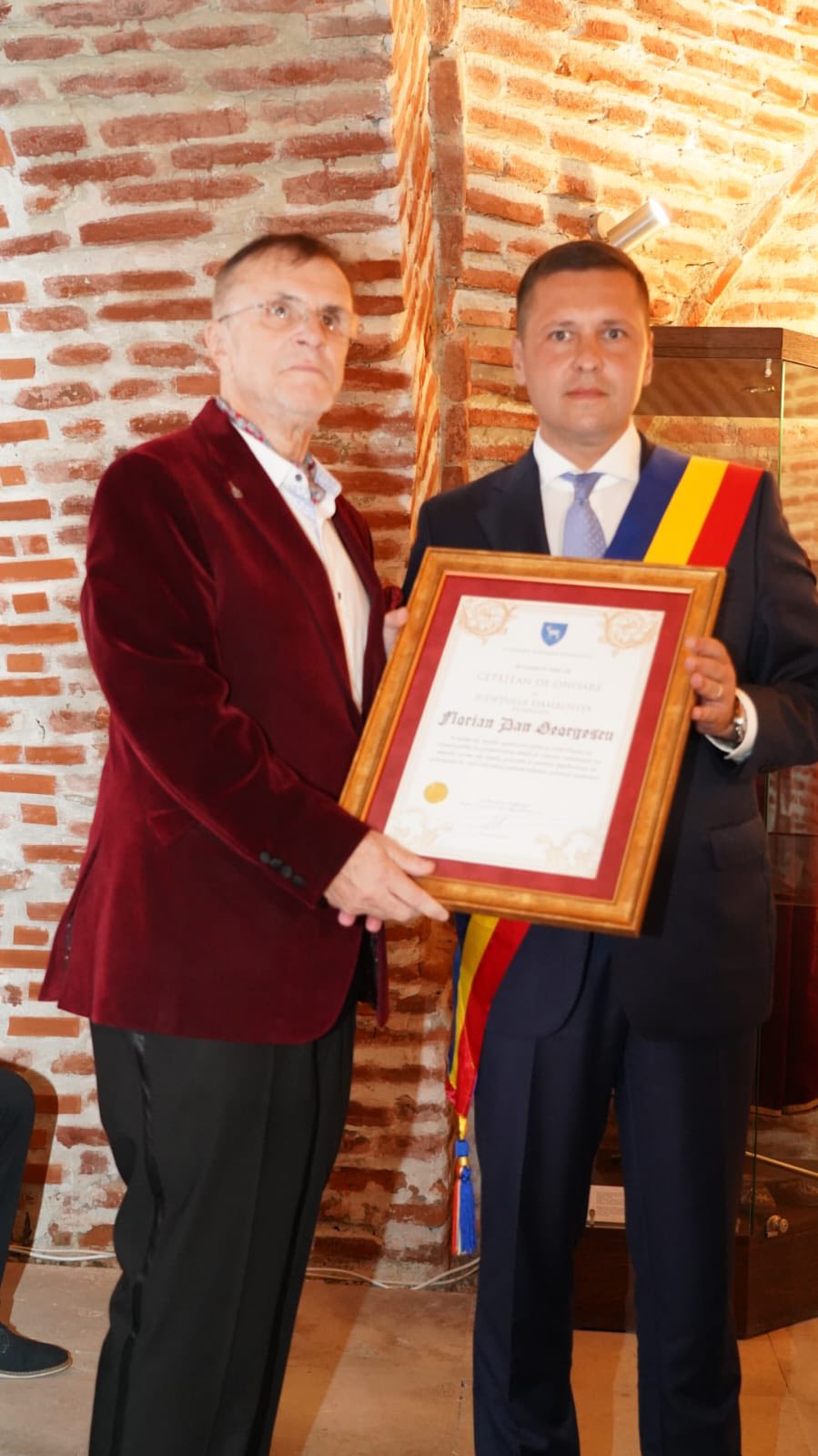 Florian Dan Georgescu, ales Cetățean de Onoare al Județului Dâmbovița ...